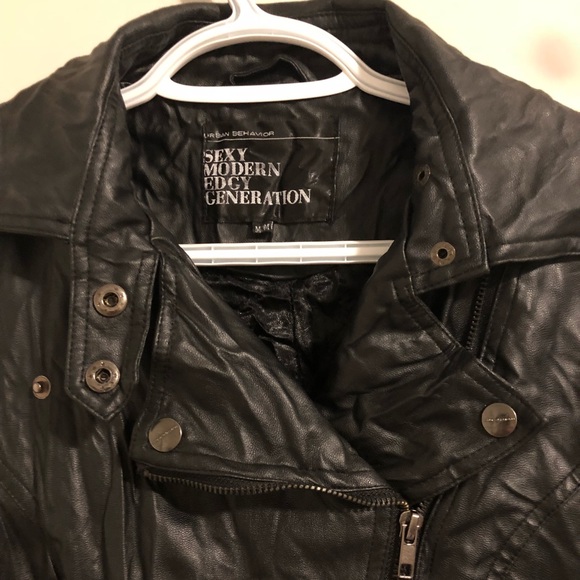 Urban Behavior | Jackets & Coats | Urban Behaviour Black Faux Leather ...